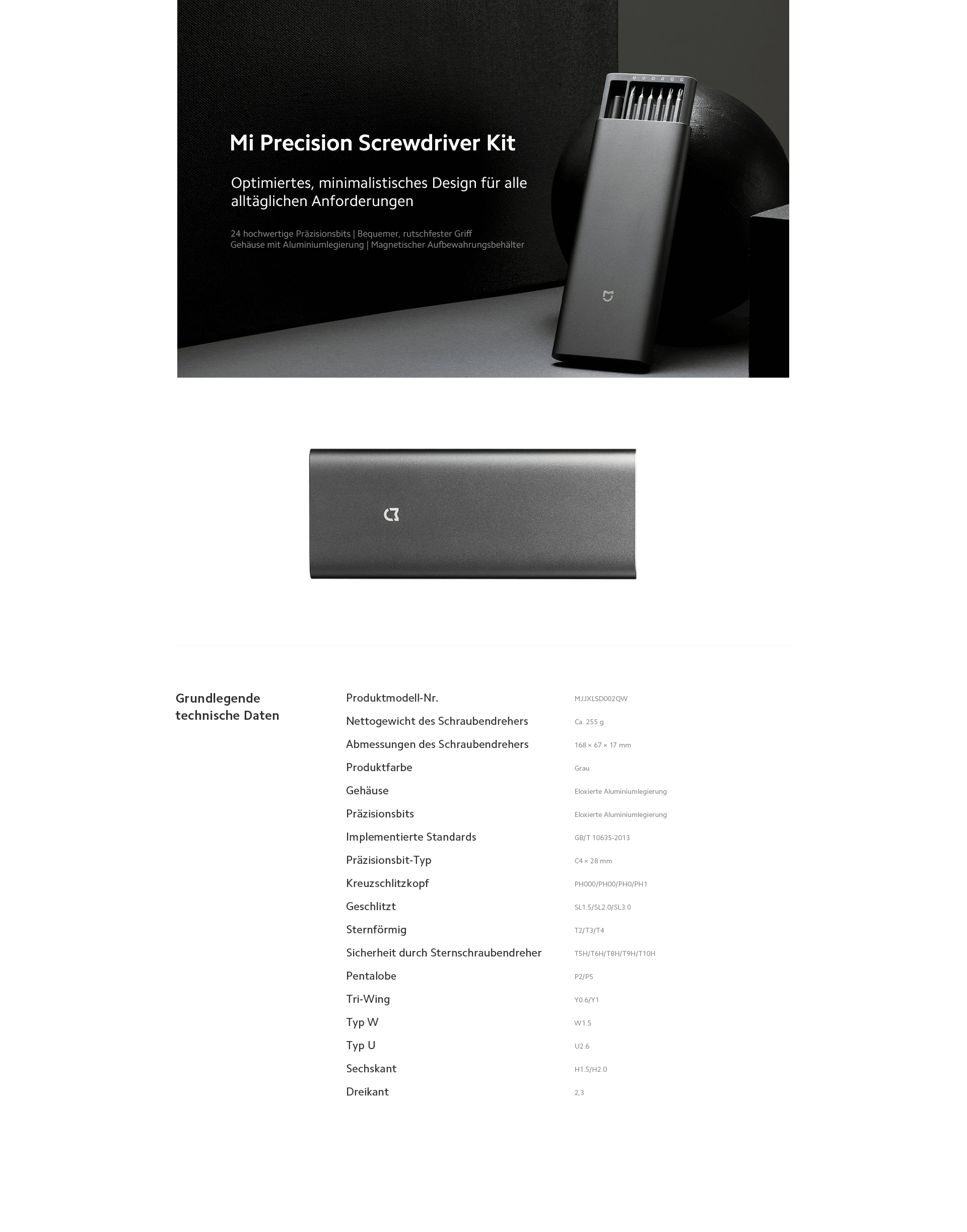 Mi Cordless Precision Screwdriver Kit - XIAOMI Store Austria
